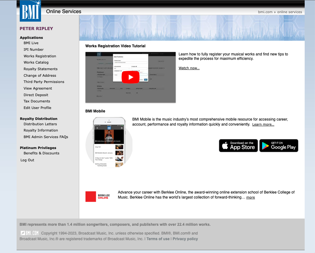 Getting More Out of BMI Online Services